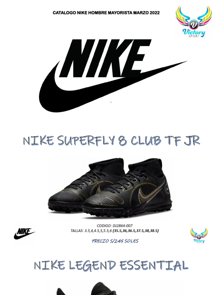 1 - Catalogo Nike Hombre Marzo 2022 | PDF