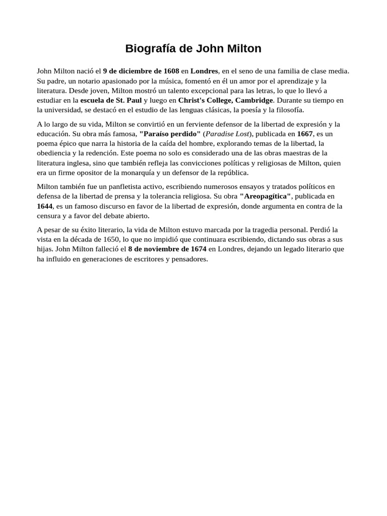 John Milton | PDF