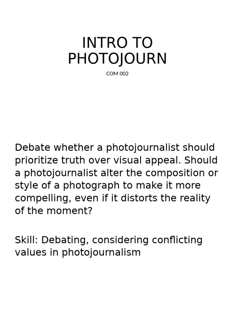 2 Activity For Photojournalism | PDF