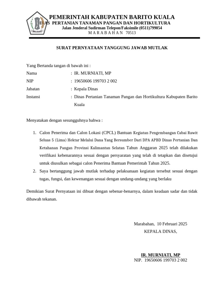 Kelengkapan CPCL Rawit 2025 | PDF