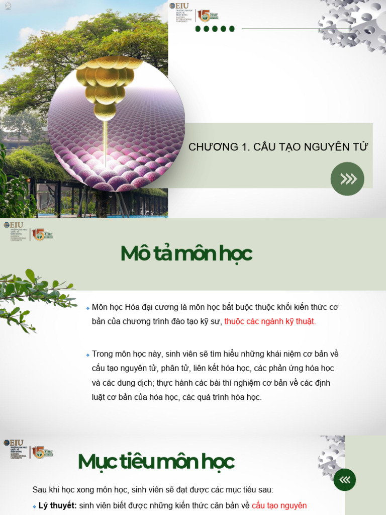 Chapter 1. Atomic Structure - CHEM 100 | PDF