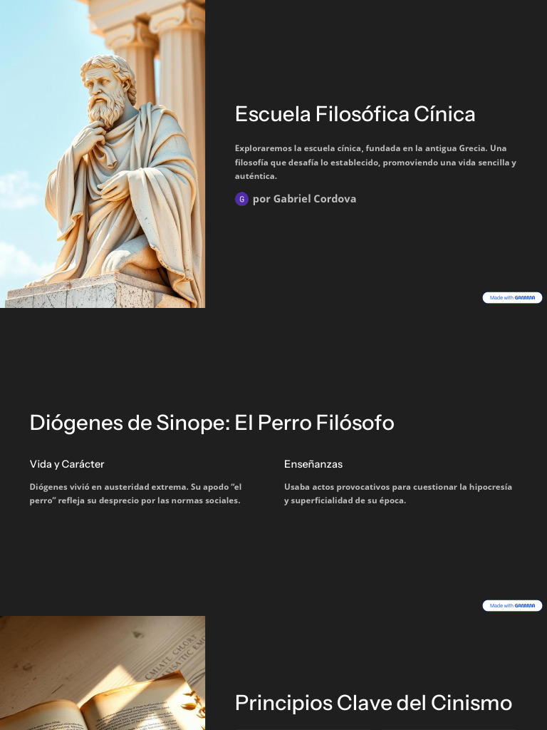 Escuela Filosofica Cinica | PDF