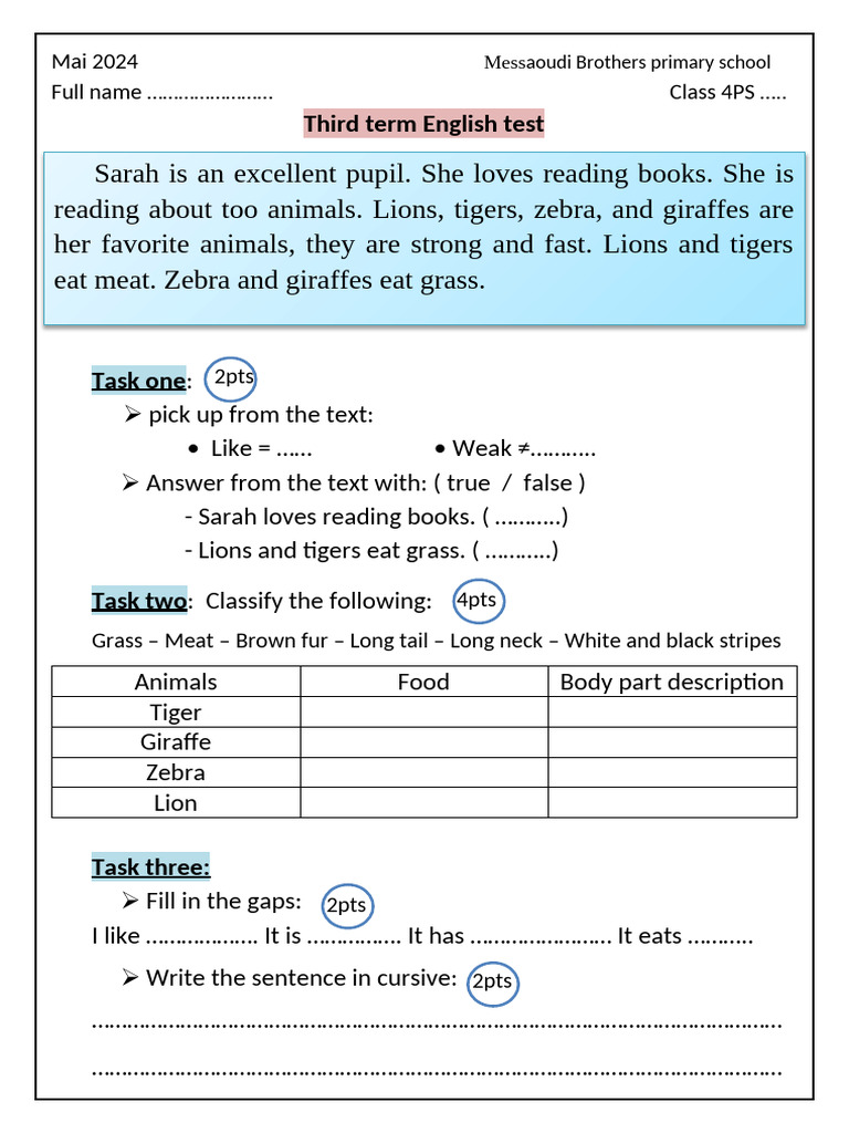 English 4ps | PDF
