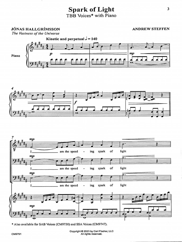 Spark of Light TBB | PDF