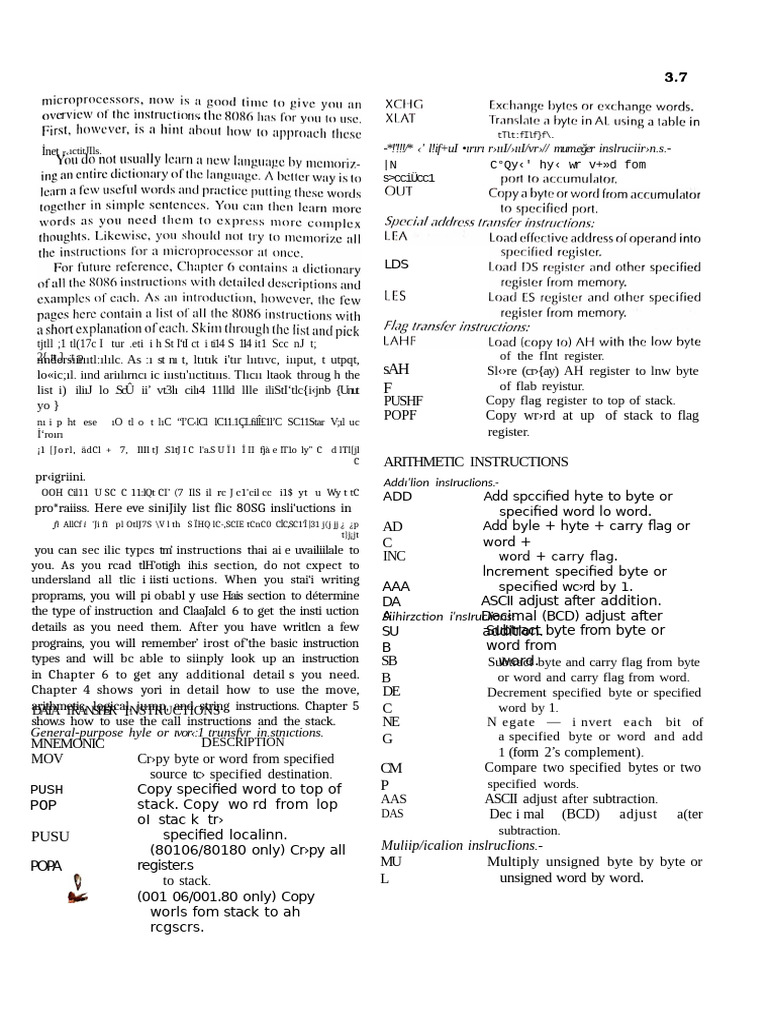 Instructionset Text Book | PDF | Computing | Arithmetic