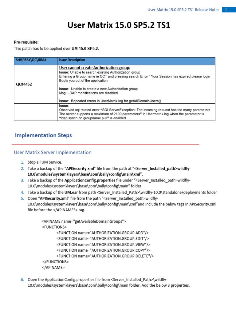 Urn - User Matrix 15.0 Sp5.2 Ts1 | PDF | Software Engineering ...