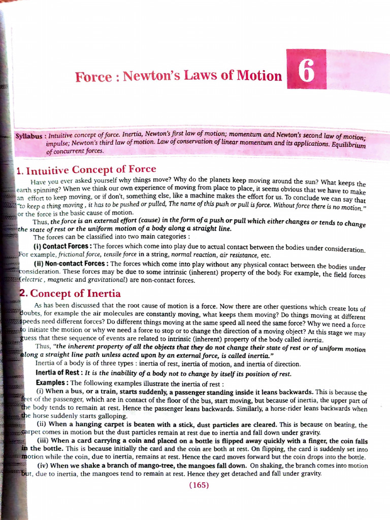 Newton's Laws of Motion | PDF