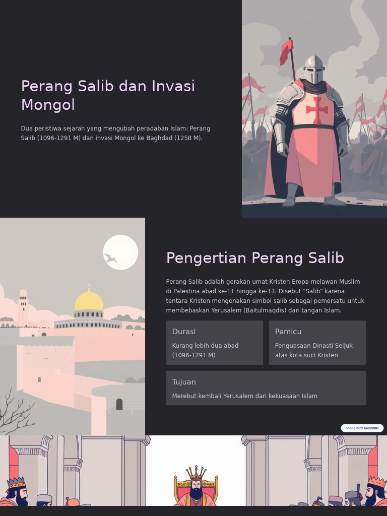 Perang Salib Dan Invasi Mongol | PDF