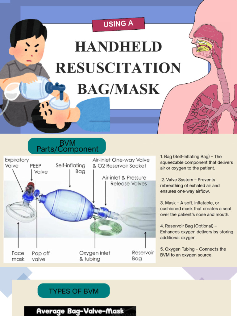 Handheld Resuscitation Bag Overview | PDF | Respiratory Tract | Breathing