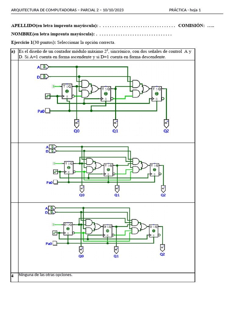 Ejemplo Parcial2 | PDF | Ingeniería Informática | Arquitectura de ...