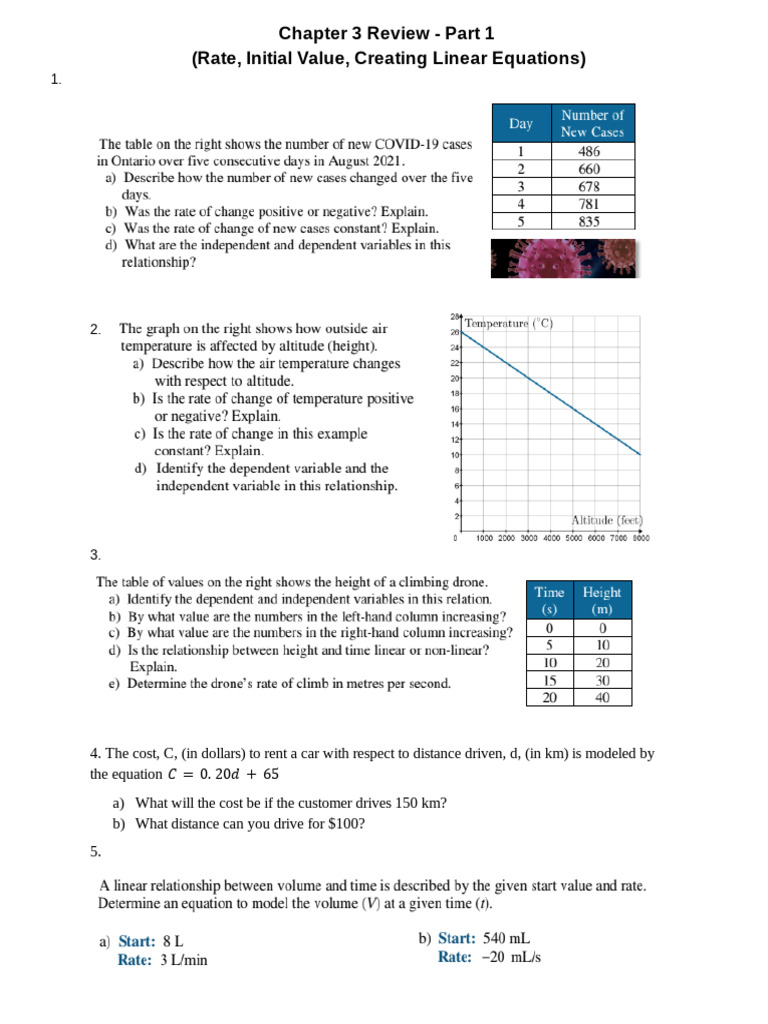 Chapter 2 Review | PDF