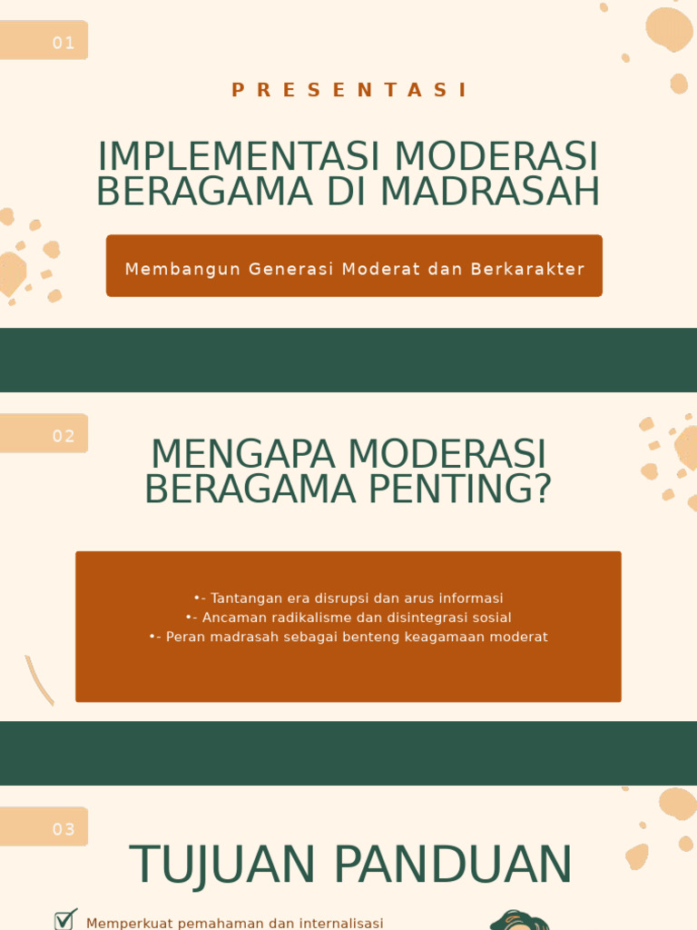 Implementasi Moderasi Beragama Di Madrasah | PDF