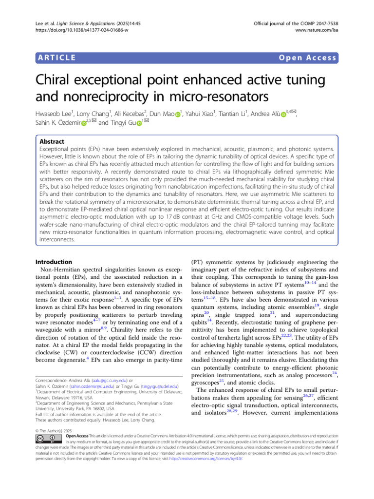 Chiral Exceptional Point Enhanced Active Tuning and Nonreciprocity in ...