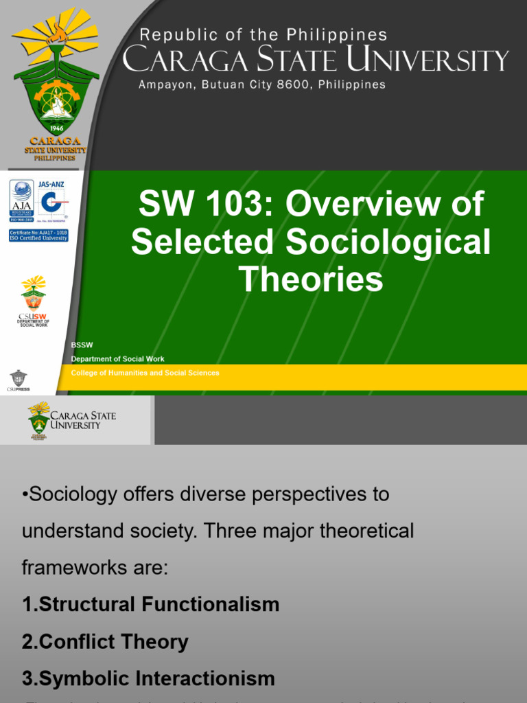 SW 103 Sociological Theories | PDF | Deviance (Sociology) | Society
