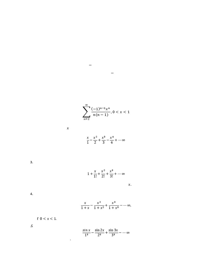Unit 5 Sequences and Series Tutorial 3 | PDF