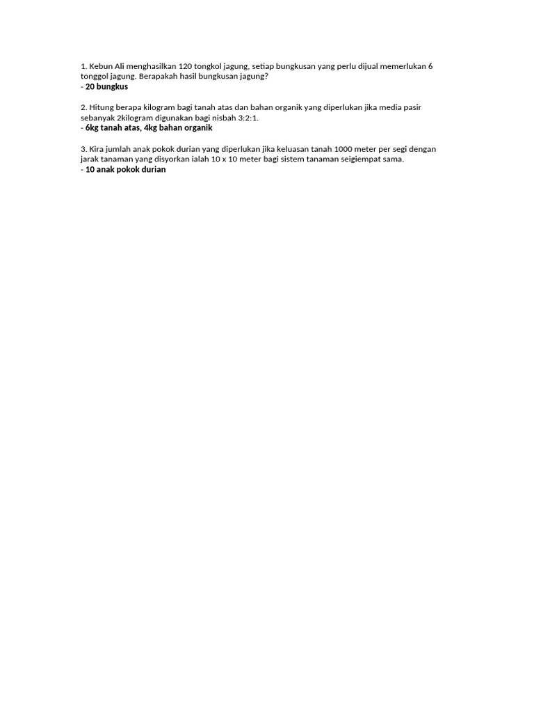 Soalan Fun Math | PDF