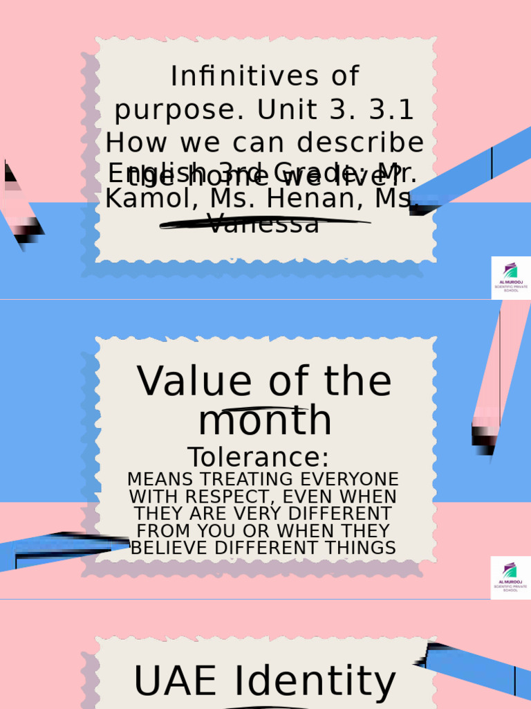 English Infinitives of Purpose W9 PL3 | PDF