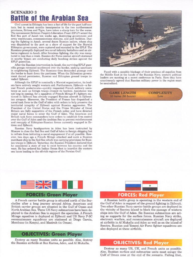 5th Fleet Scenario 3 | PDF