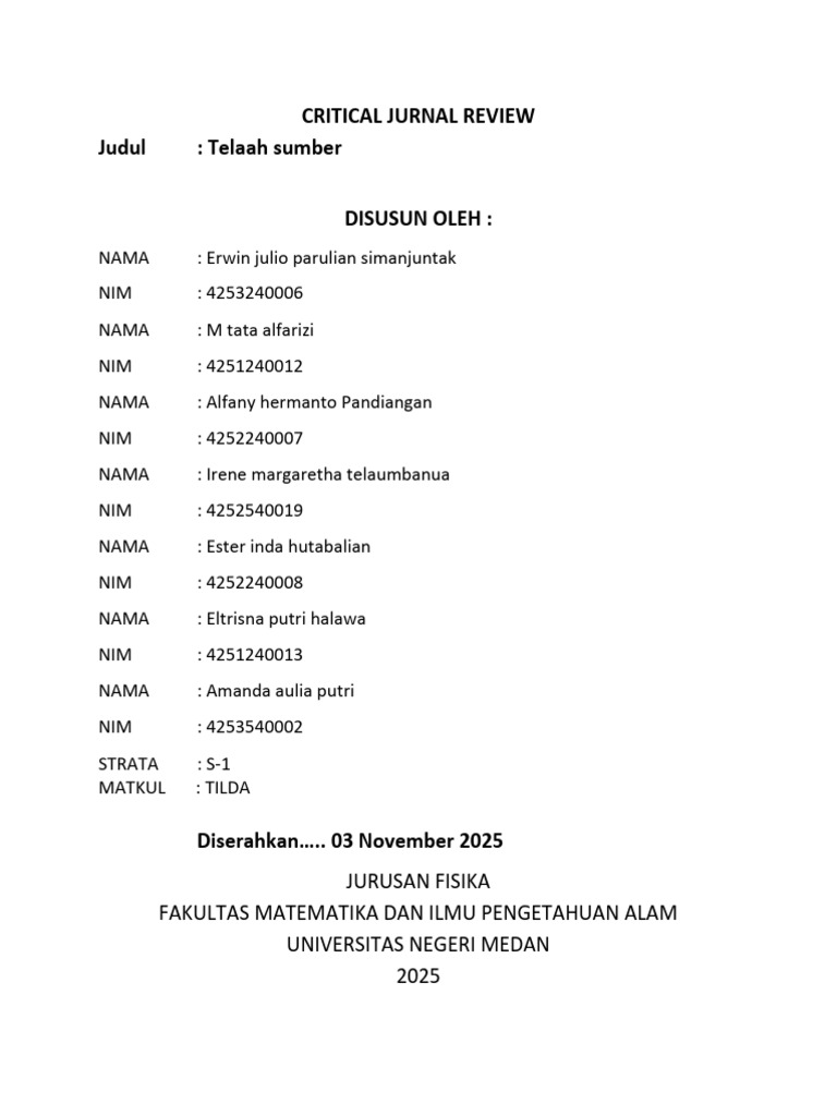 Amanda Aulia Putri, Psf 25 a, CJR , Kelompok 4, Tilda | PDF