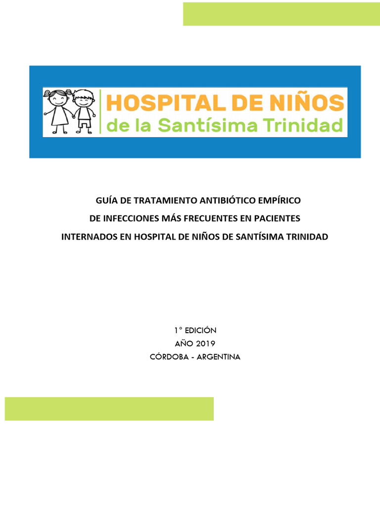 Guía de Antibióticos Para El Internado. HNST.2019-1 | PDF | Penicilina | Septicemia