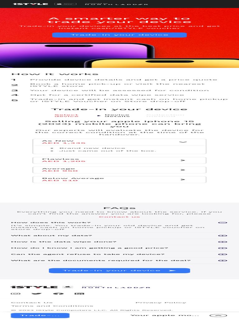 IStyle Device Trade-In Program - Powered by NorthLadder | PDF