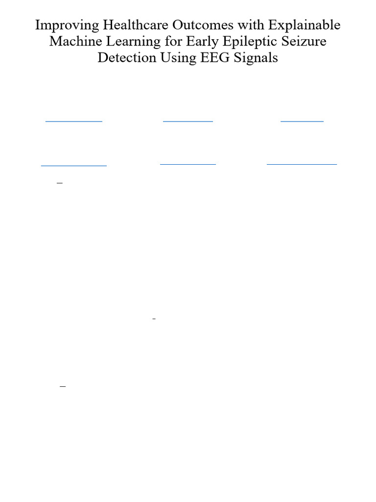 Improving Healthcare Outcomes With Explainable Machine Learning For ...