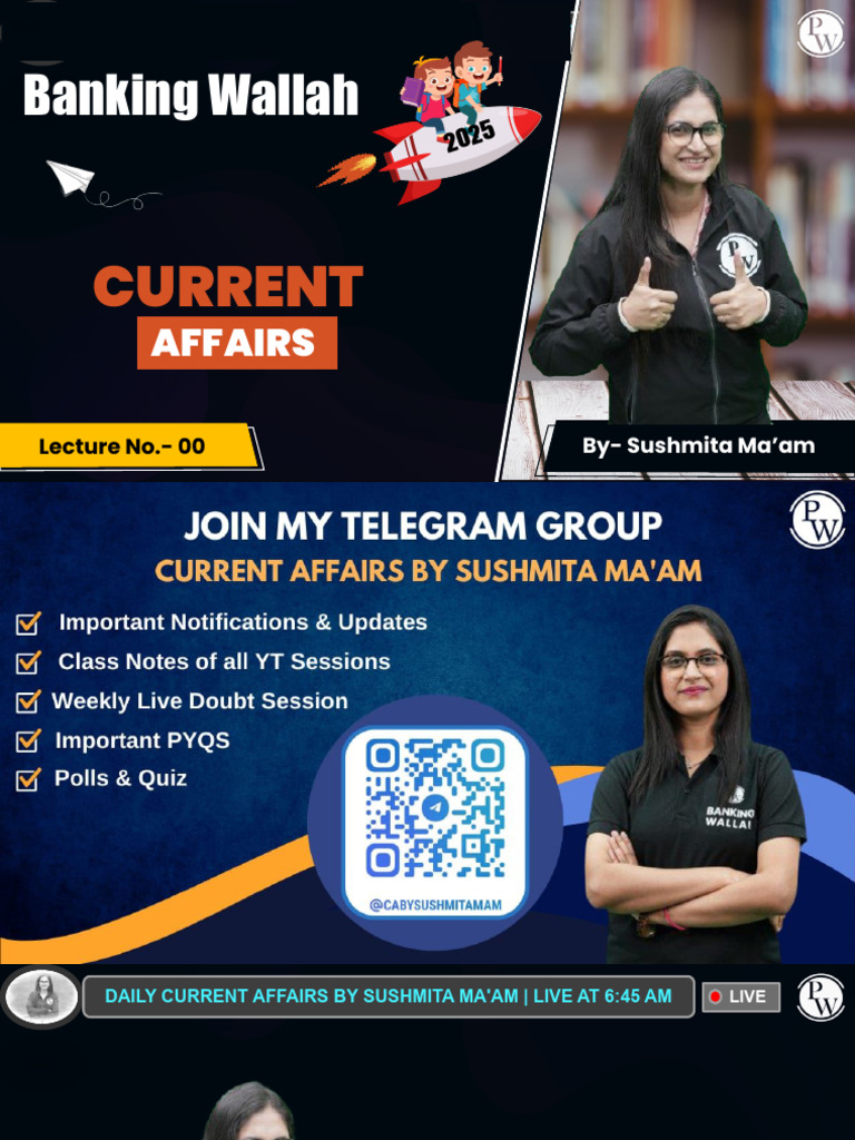 7th Nov Current Affairs From Shushmita Tripathi Ma'Am | PDF