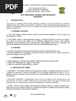 AFP Uniform Types and Usage Guide | PDF | Human Appearance | Military ...