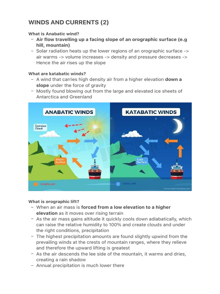 WINDS AND CURRENTS | PDF | Wound | Jet Stream