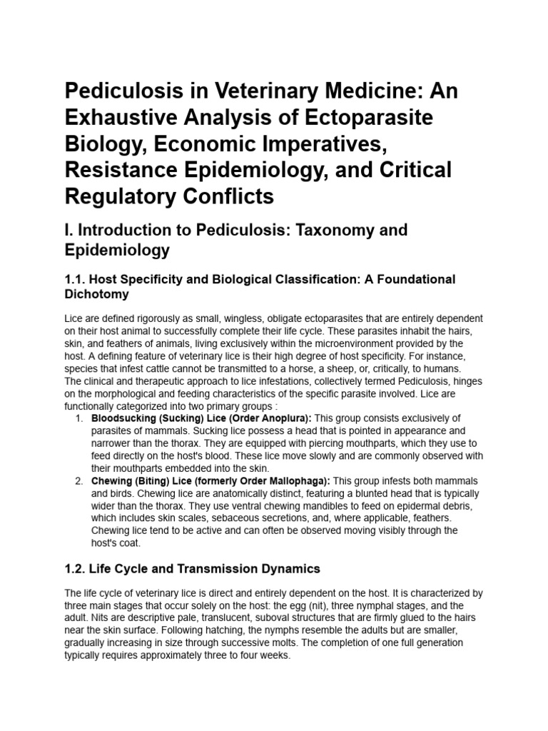 Lice Infestations - Diagnosis and Management | PDF | Parasitism