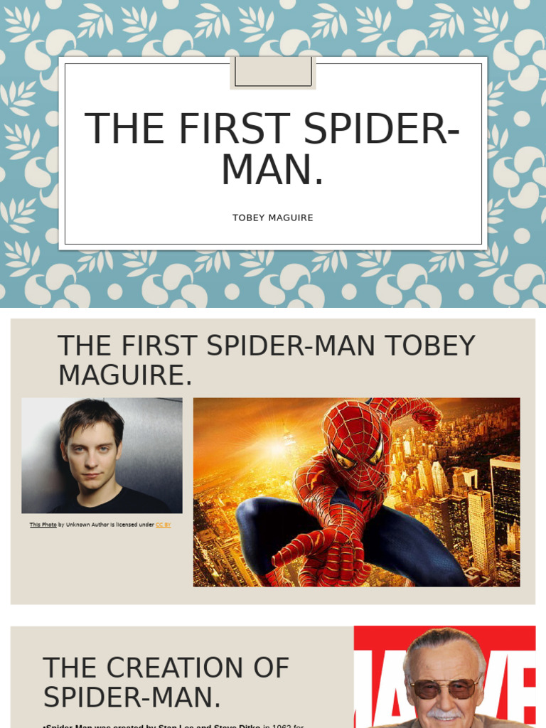 The First Spider-Man | PDF | Spider Man | Marvel Entertainment