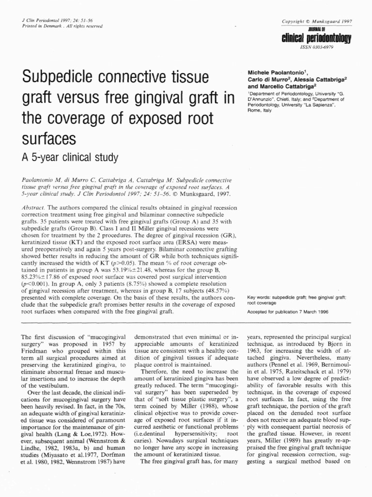 1997 Paolantonia JCP FGG Vs SCTG in 5 Y | PDF
