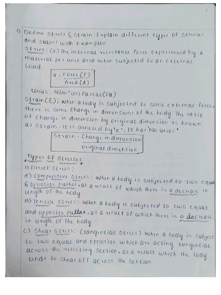 SM Unit 1 | PDF