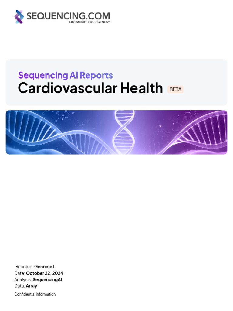 Cardiovascular Health Report - 2024 Oct 22 | PDF | Diabetes | Heart