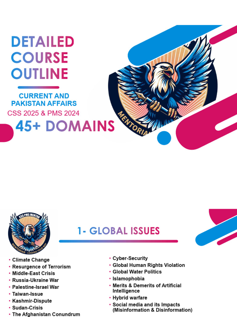 Current Affairs & Pakistan Issues 2024 | PDF | Pakistan | Global Politics