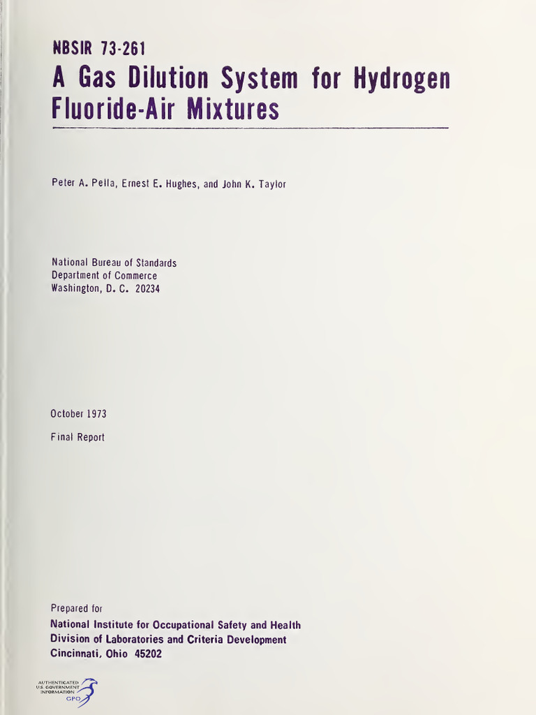 A Gas Dilution System For Hydrogen | PDF | Ph | Parts Per Notation