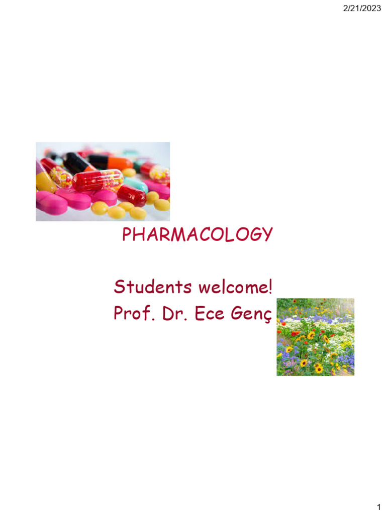 Pharmacology Intro 23 | PDF | Pharmacology | Monoclonal Antibody