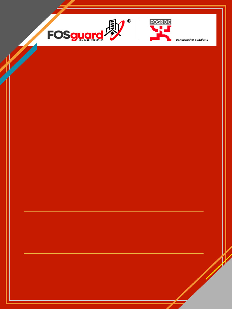 Fosroc Technical Seminar Invitation | PDF