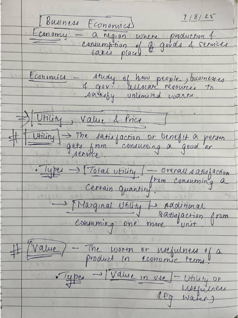 Eco Notes | PDF