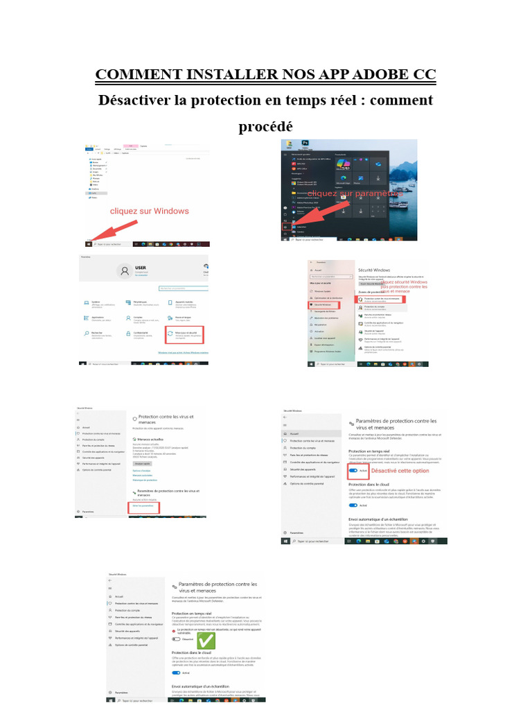 Guide d'installation d'Adobe CC | PDF