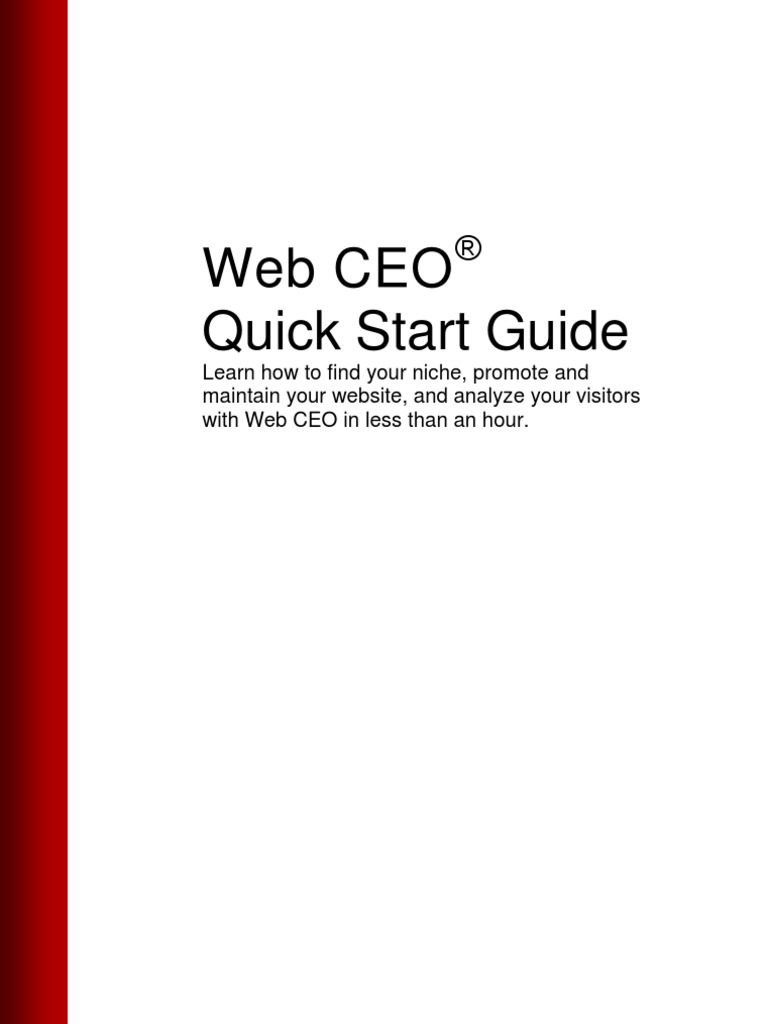 Quick Start Guide Eng | PDF | Search Engine Optimization | Web Search ...