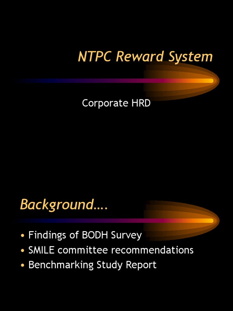 NTPC Reward System | PDF | Corporate Social Responsibility | Leadership