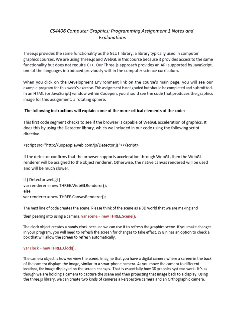 Notes For Programming Assignment Unit 1 | PDF | Document Object Model ...