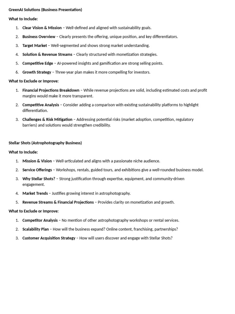 GreenAI Solutions | PDF