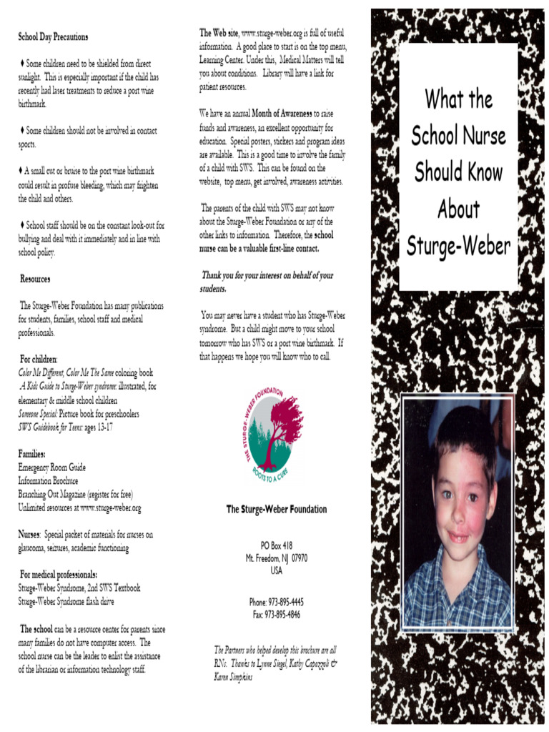 School Nurse Brochure | PDF | Diseases And Disorders | Human Diseases ...