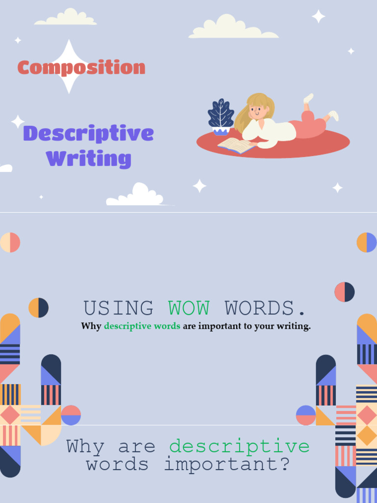 Mastering Descriptive Writing Techniques | PDF | Adverb | Verb