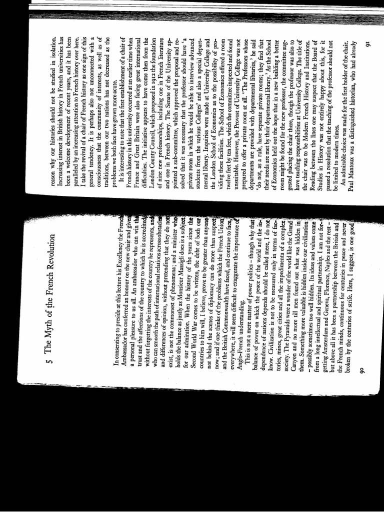 Cobban Myth of FR Rev | PDF
