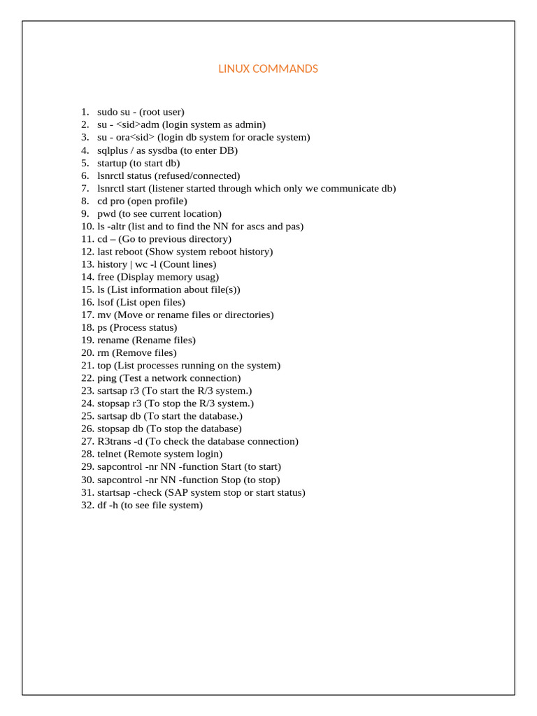 Linux Commands | PDF