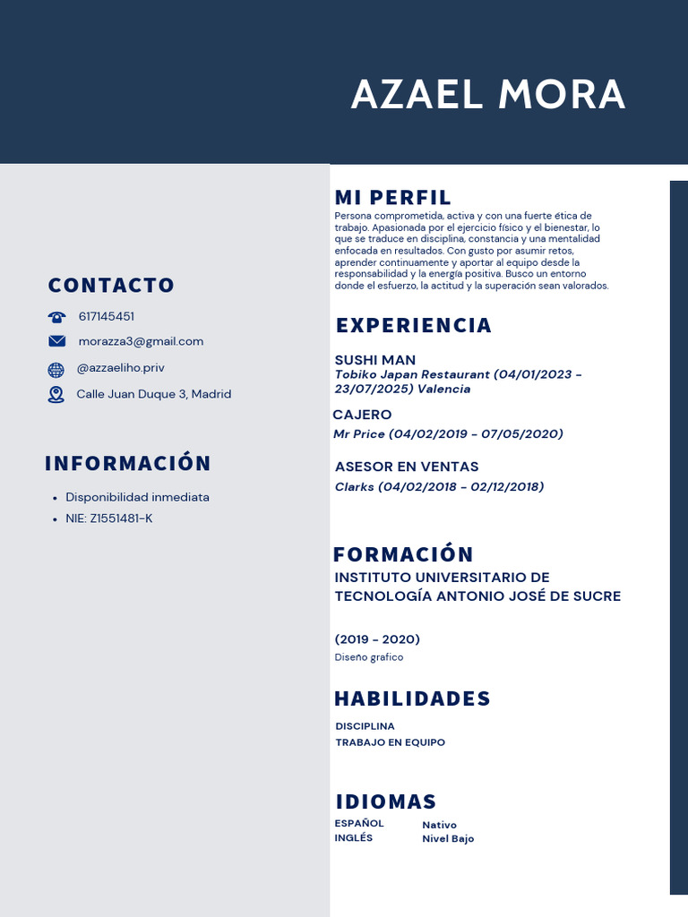 Azza Curriculum | PDF