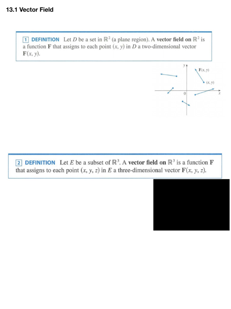 13.1 Vector Field (New) | PDF